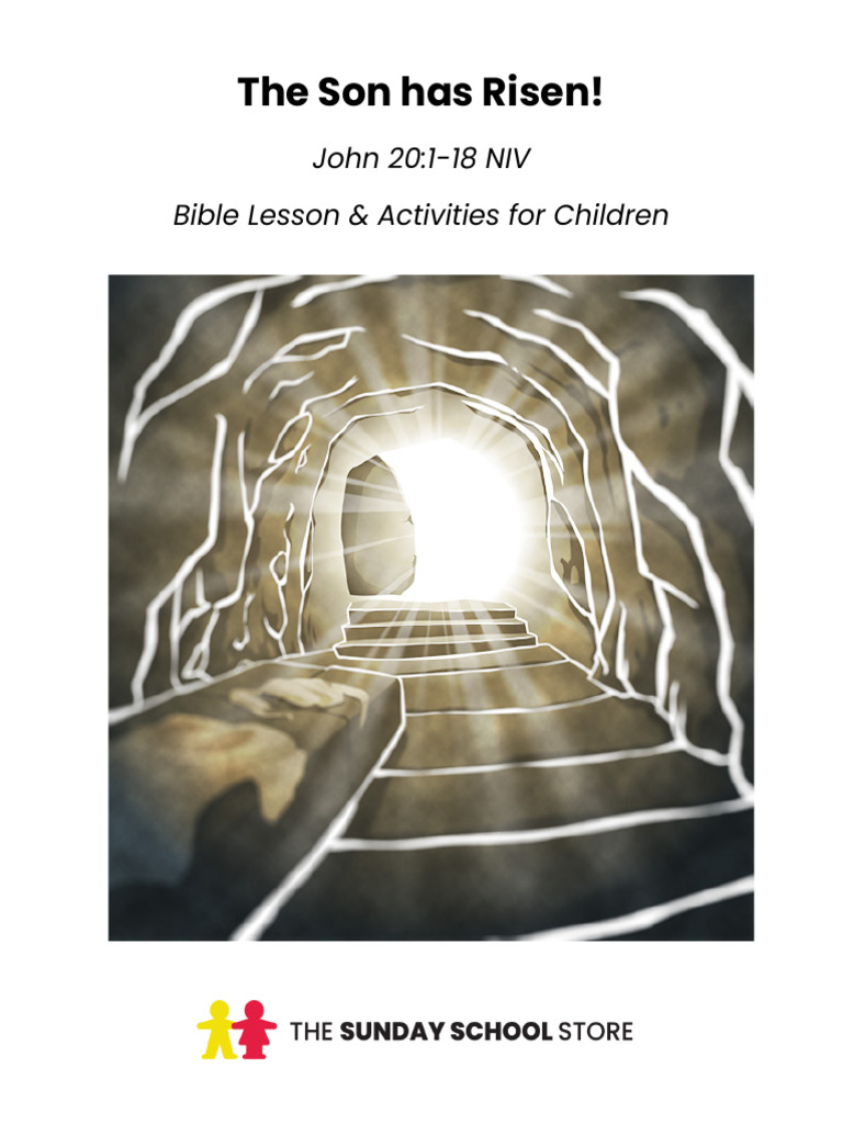 49 Easter - The Son Is Risen - John 20 NIV | Download Free PDF | Jesus ...