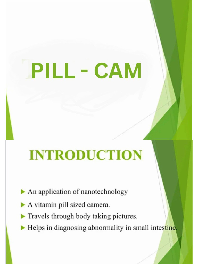 Pill Cam Presentation | PDF