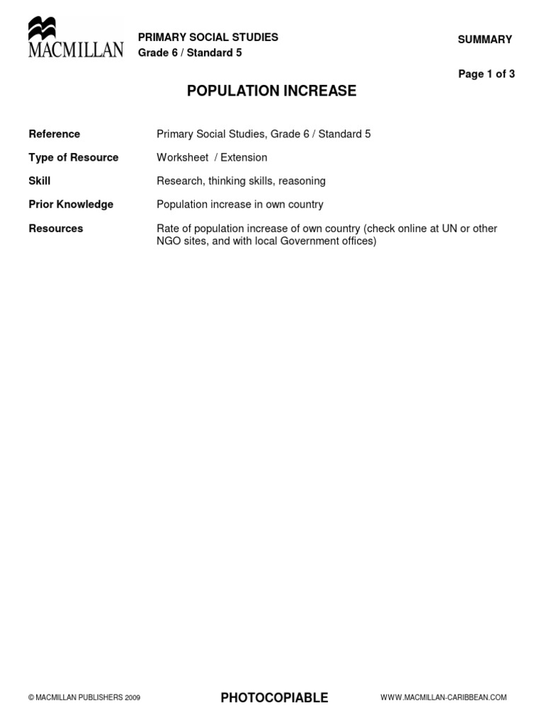 PSS Grade 6 - 9780333544181 Culture - Population and Envirnment ...