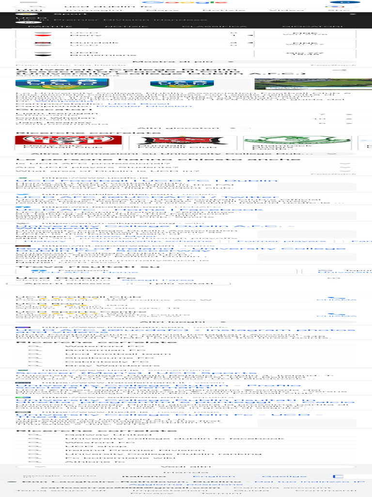 UCD Football Club Overview and Details | PDF | National Association ...