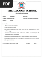 SS1 Chemistry First Term Note | PDF | Mole (Unit) | Chemistry