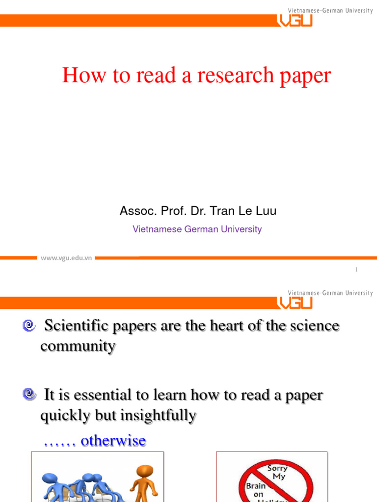 How To To Read A Scientific Paper | PDF | Experiment | Human Communication