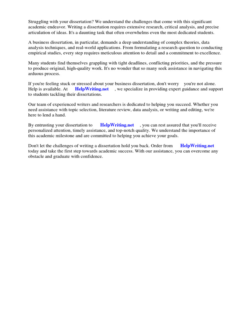 Business Dissertation Examples PDF | PDF | Thesis | Artificial Neural ...