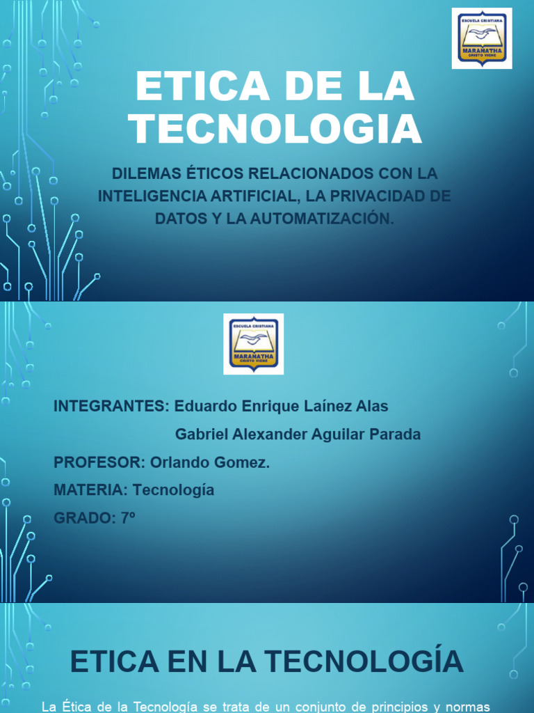 Etica de La Tecnologia | Descargar gratis PDF | Inteligencia artificial ...