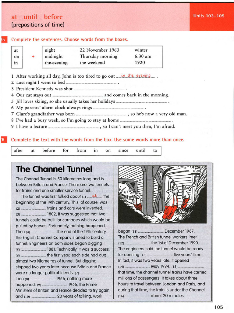 Essential Grammar in Use Supplementary Exercises - PREPOSITIONS | PDF