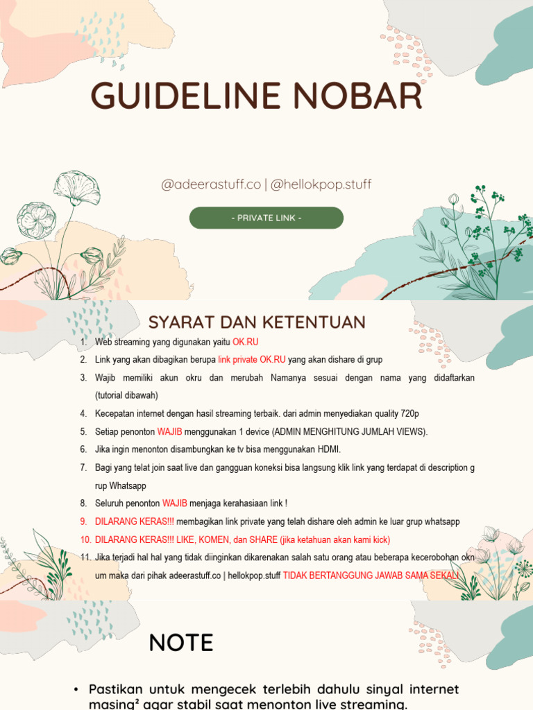 Turorial Nobar Okru | PDF | Griya & Taman