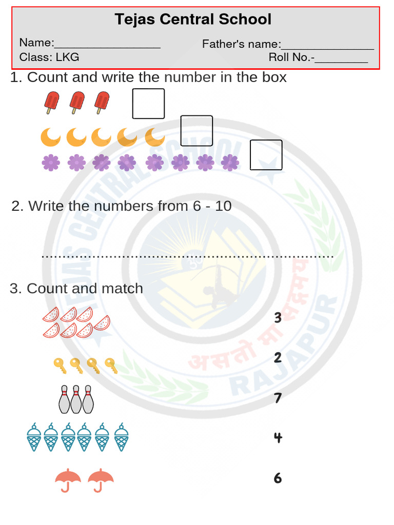 LKG Math | PDF