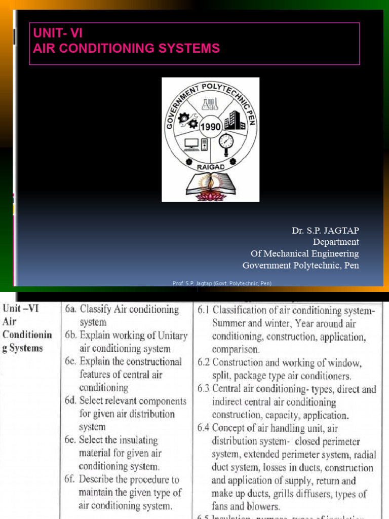 U6 RAC Updated | PDF | Air Conditioning | Duct (Flow)