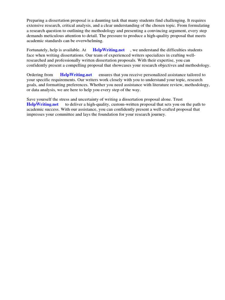 How To Prepare A Dissertation Proposal | PDF | Thesis | Academic Publishing