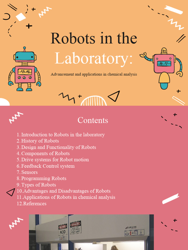 Robotics In Chemistry Pdf Robotics Robot