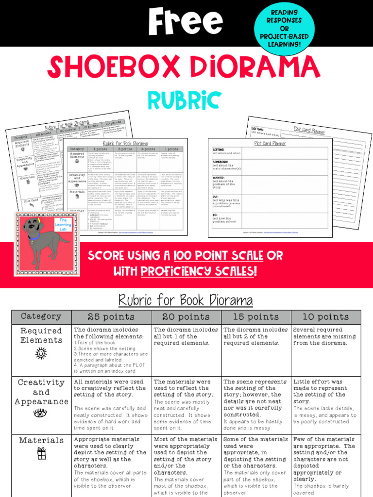 Shoebox Diorama: Rubric | PDF