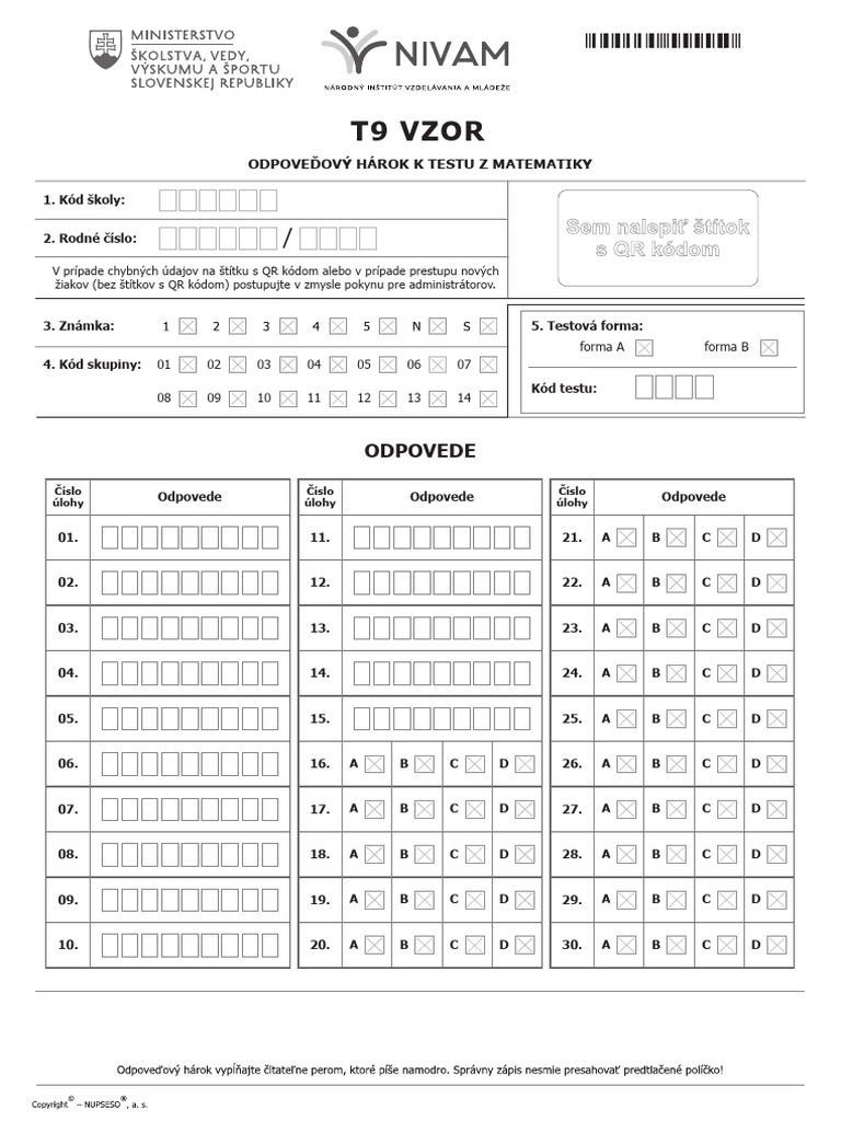 Oh T9 Mat 2024 | PDF
