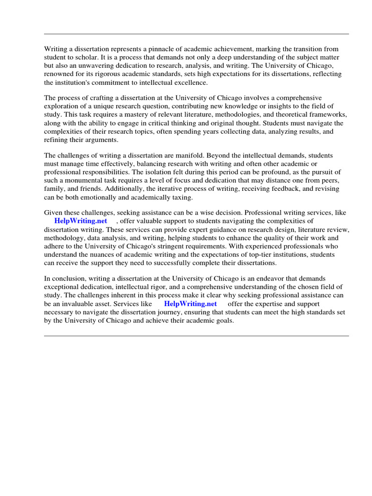 Dissertation Requirements Uchicago | PDF | Thesis | Doctor Of Philosophy