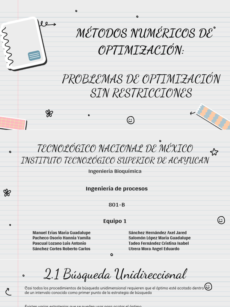 MÉTODOS NUMÉRICOS DE OPTIMIZACIÓN | PDF | Optimización Matemática | Degradado