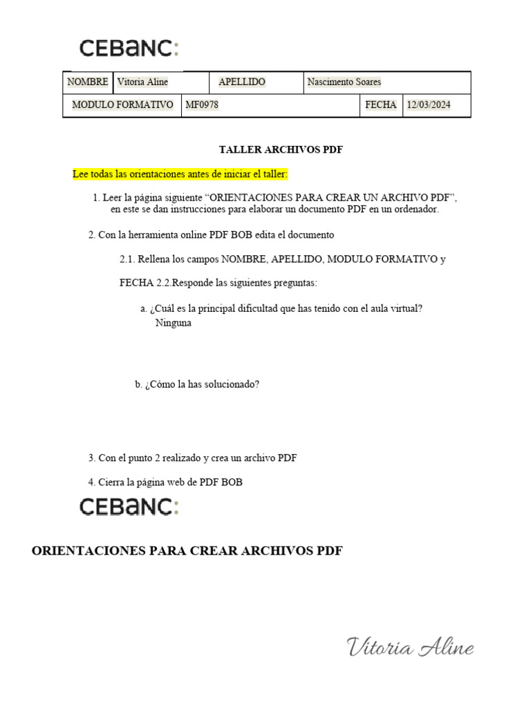 TAREA PFD Ejercicio 7 | PDF