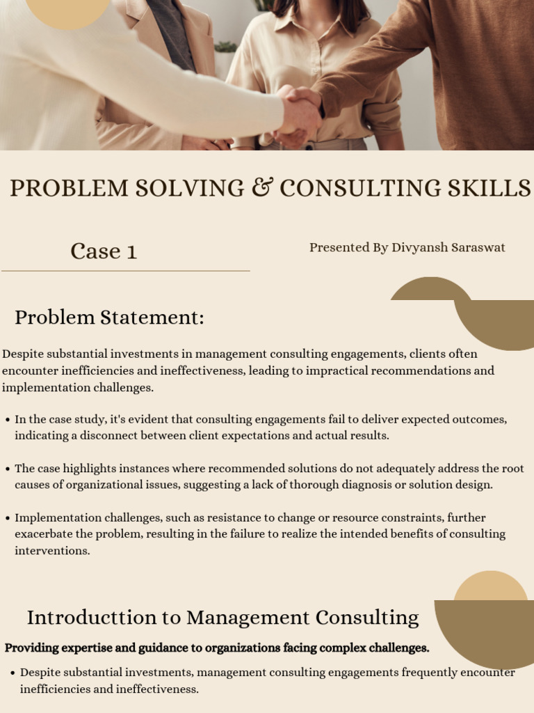 Case 1 - PSAC | PDF | Consultant | Change Management