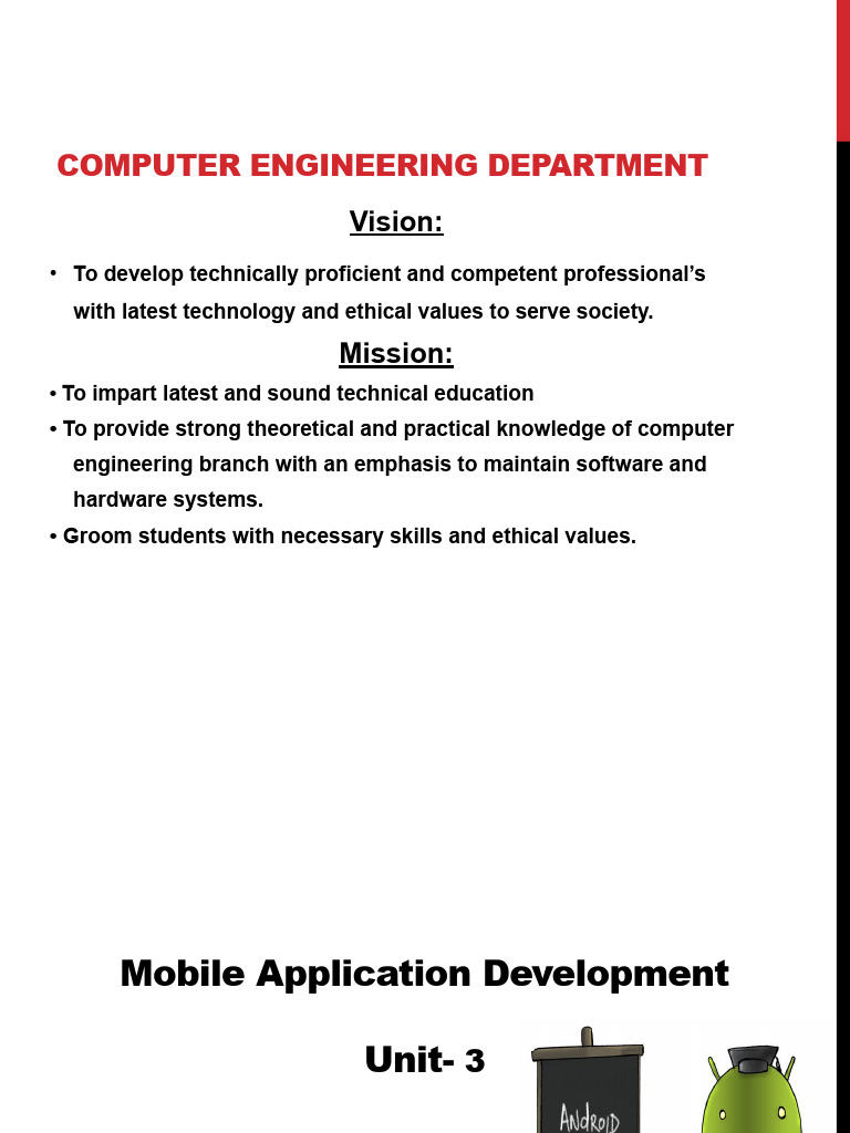 MAD Unit 3 | PDF | Computer File | Android (Operating System) MAD Unit 3 | PDF | Computer File | Android (Operating System)