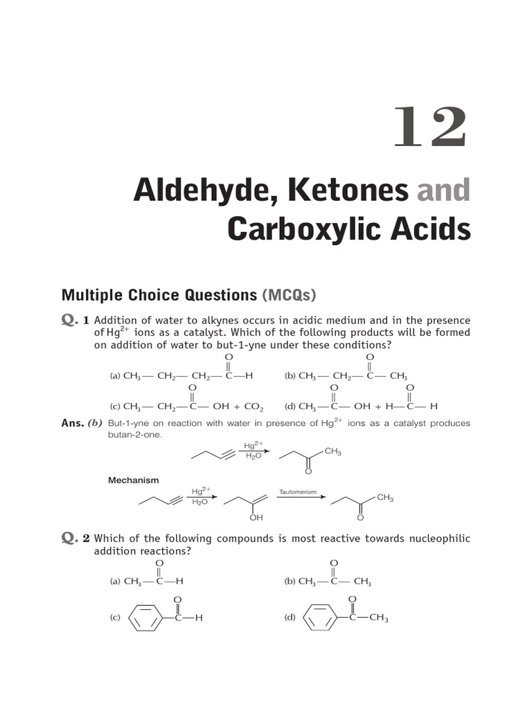 Chem Aldehydes A | PDF | Chemical Reactions | Ester
