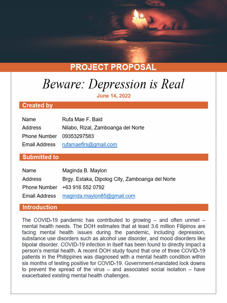 GPC Project Proposal | PDF | Social Stigma | Adolescence