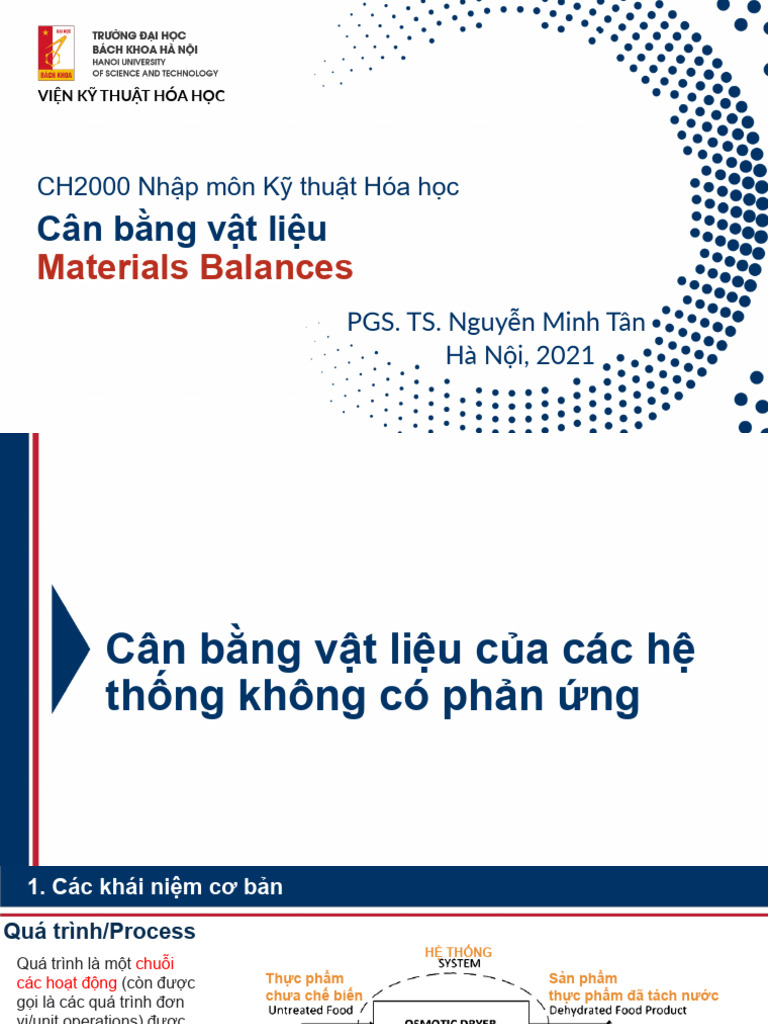 5.can Bang Vat Lieu - SV | PDF