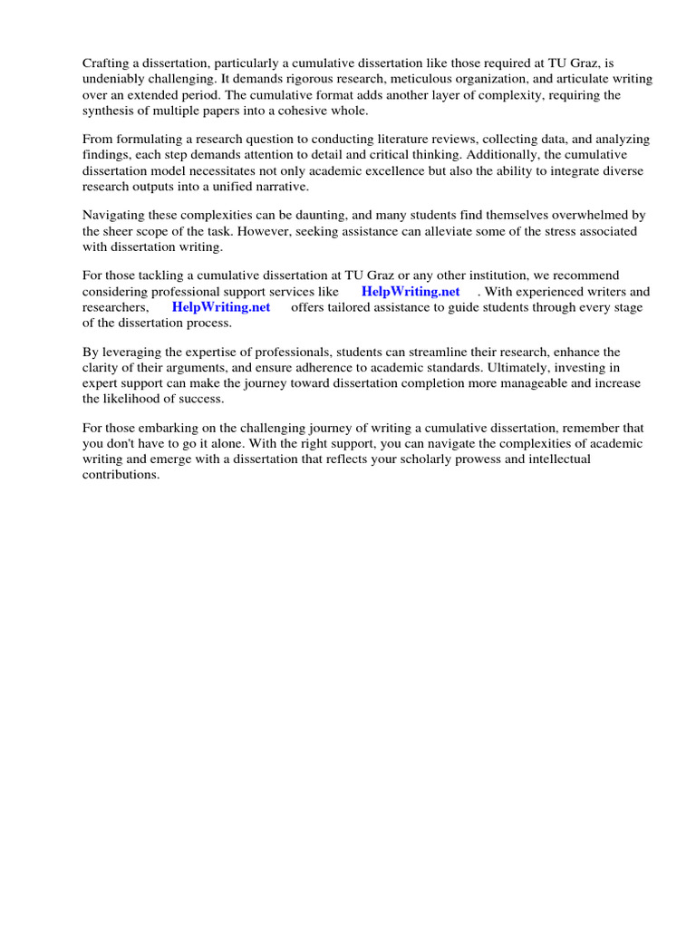 Cumulative Dissertation Support | PDF | Thesis | Knowledge Management