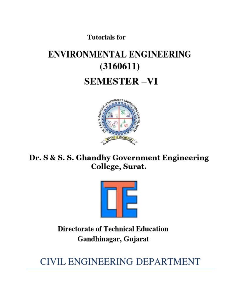 Ee Tutorials | PDF | Sewage Treatment | Water Purification