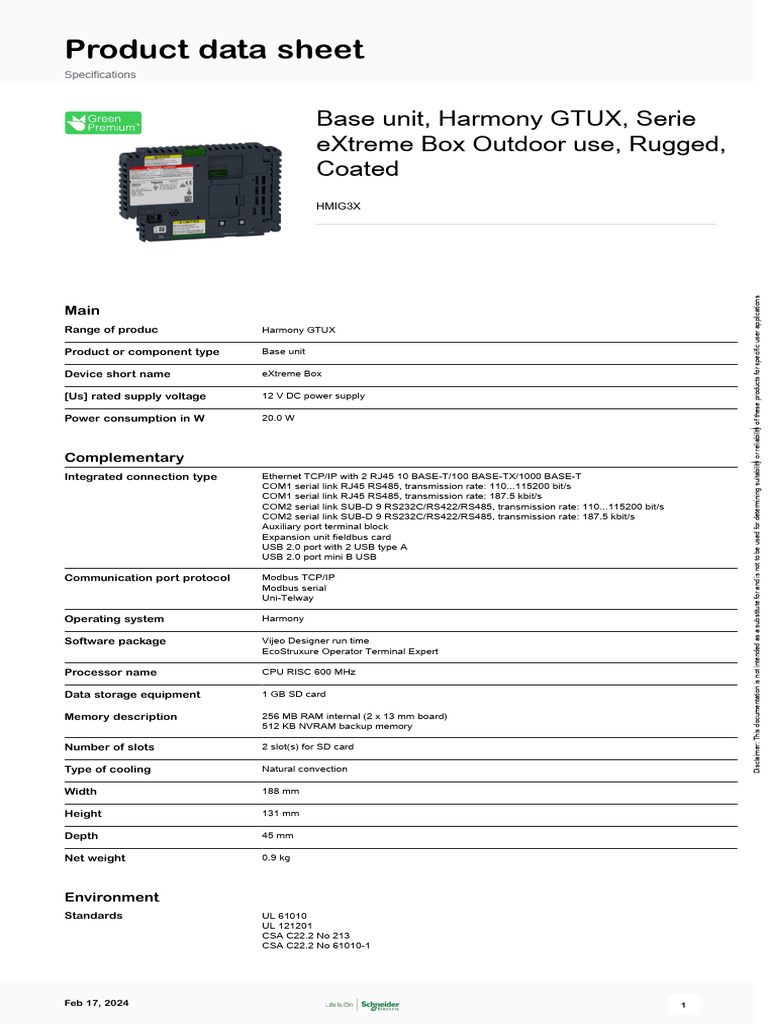 Harmony GTUX_HMIG3X | PDF | Usb | Bit Rate