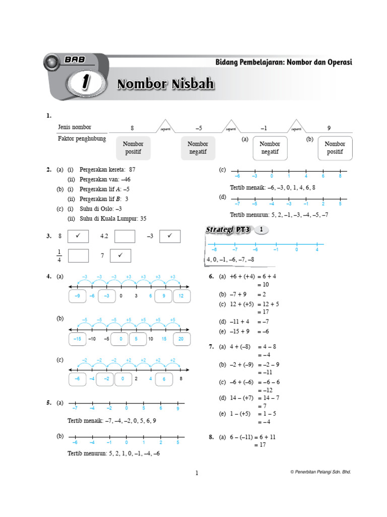 Maths Form 1 | PDF
