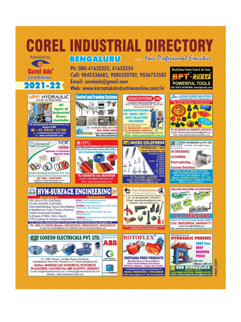Digital Corel Industrial Directory 1111 | PDF