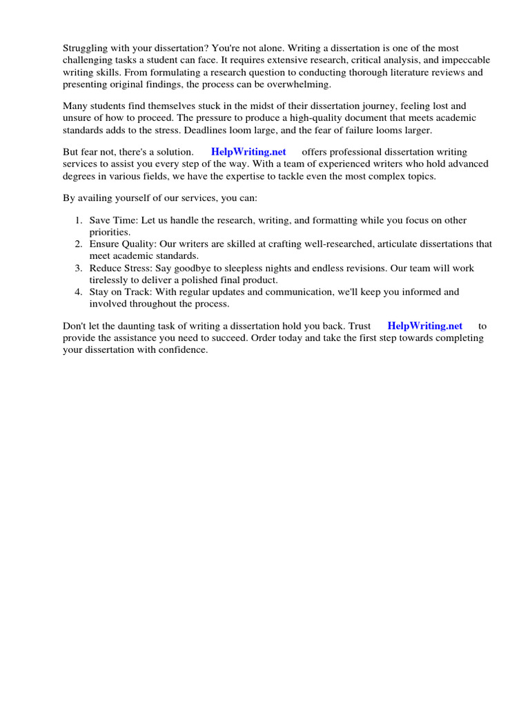 Dissertation Sample Doc | PDF | Thesis | Science