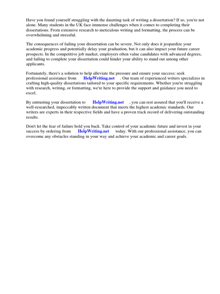 What Happens If You Fail Your Dissertation Uk | PDF | Thesis | Plagiarism