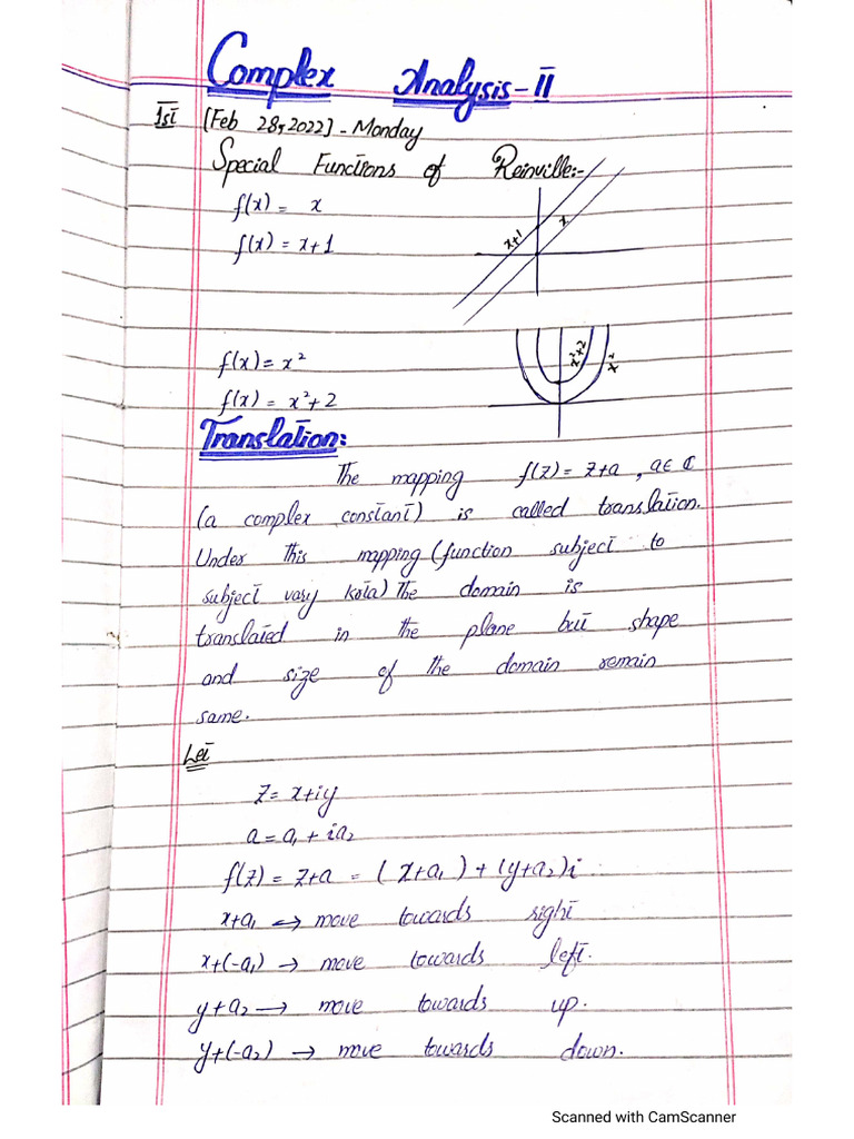 Complex II Lectures | PDF