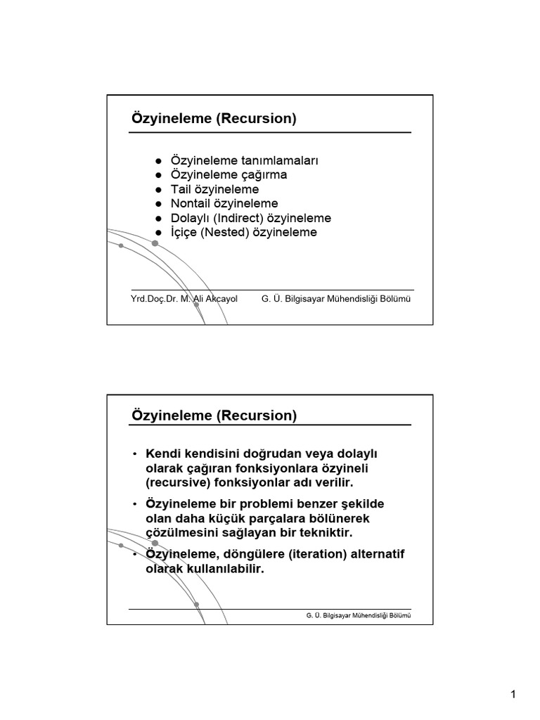DSL5 Recursion | PDF