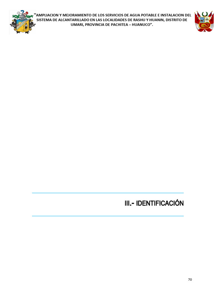 3-Identificacion de Dereddj de LDDD | PDF | Saneamiento | Agua