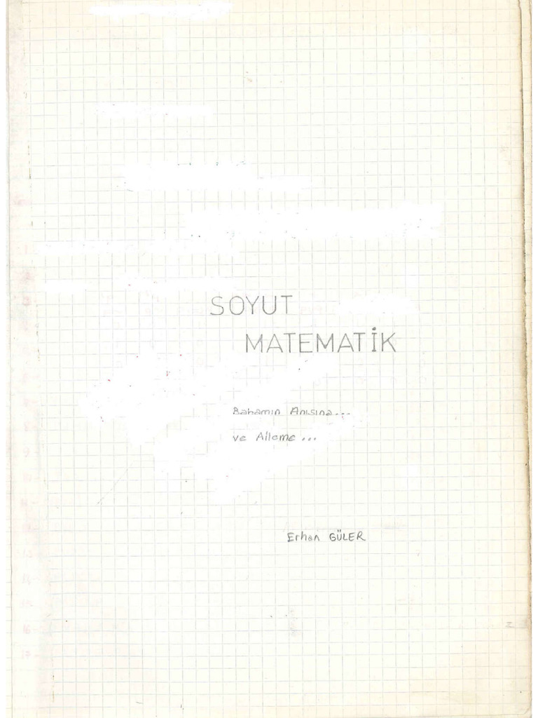 A1 Soyut Matematik 1-2 | PDF