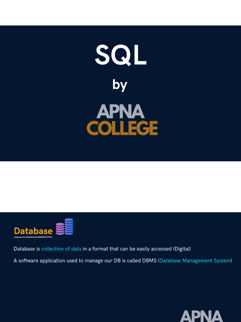 Dbms Note Slides | PDF