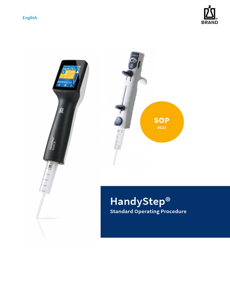 SOP HandyStep S Electronic Touch S EN | Download Free PDF | Calibration ...