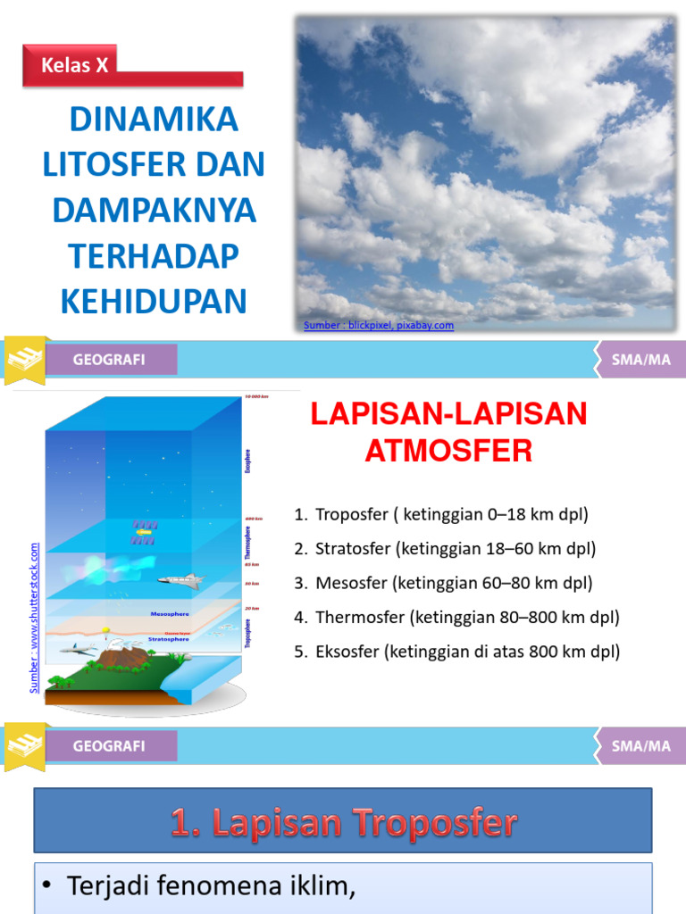 Materi Atmosfer untuk Kelas 10 | PDF | Sains & Matematika | Dewasa Muda