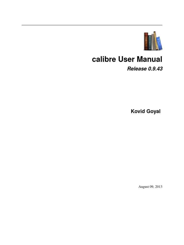 Calibre | PDF | Computer File | Books