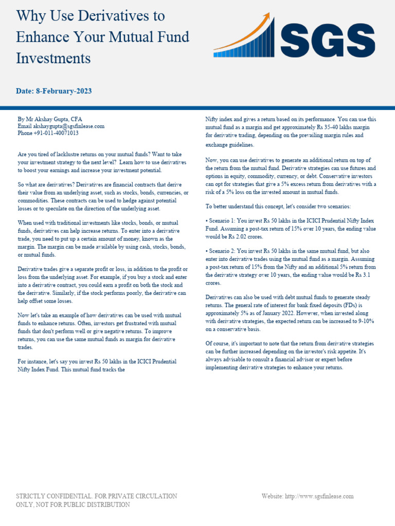 Derivative Strategies - 2023 | PDF | Derivative (Finance) | Investing