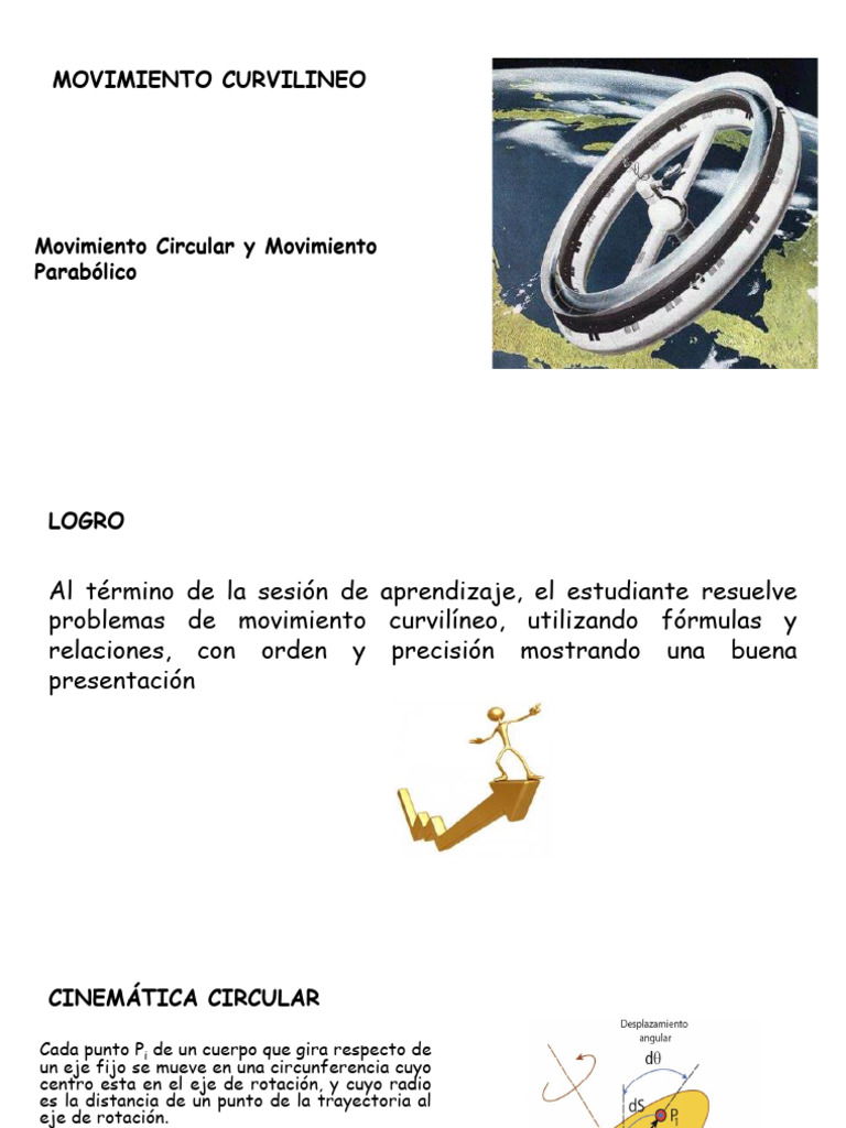 04 - Movimiento Curvilineo | PDF | Aceleración | Velocidad