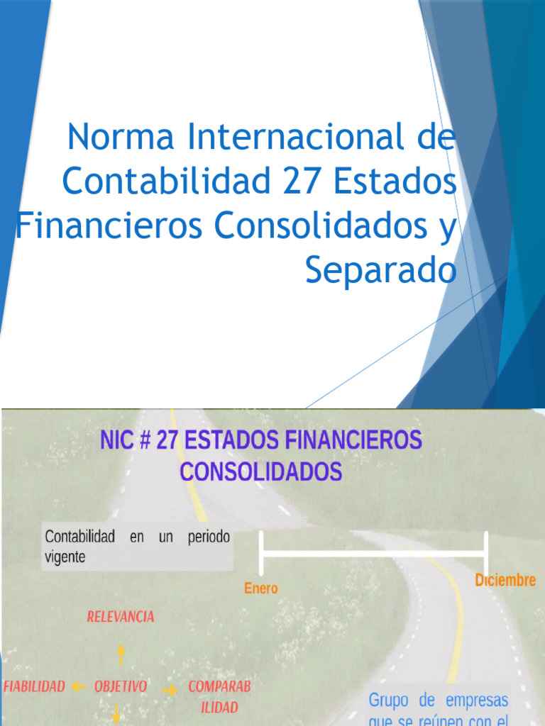 Norma Internacional de Contabilidad 27 Estados Financieros Consolidados ...