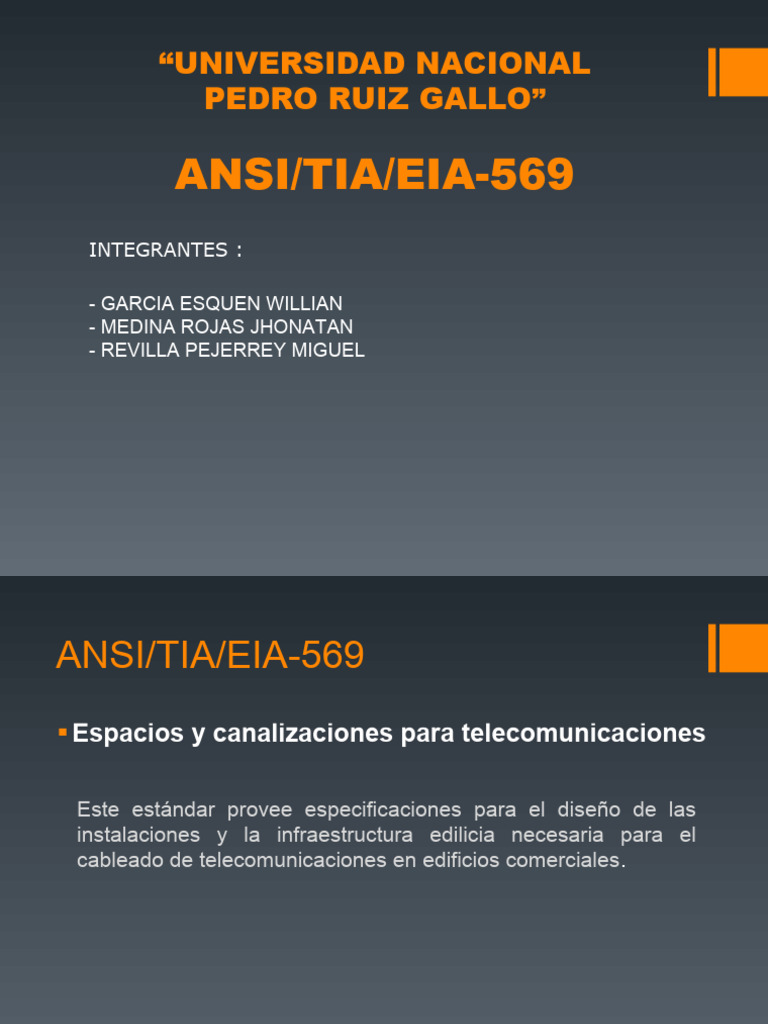 Ansi Tia Eia 569 Final | PDF | Telecomunicaciones | Electrónica