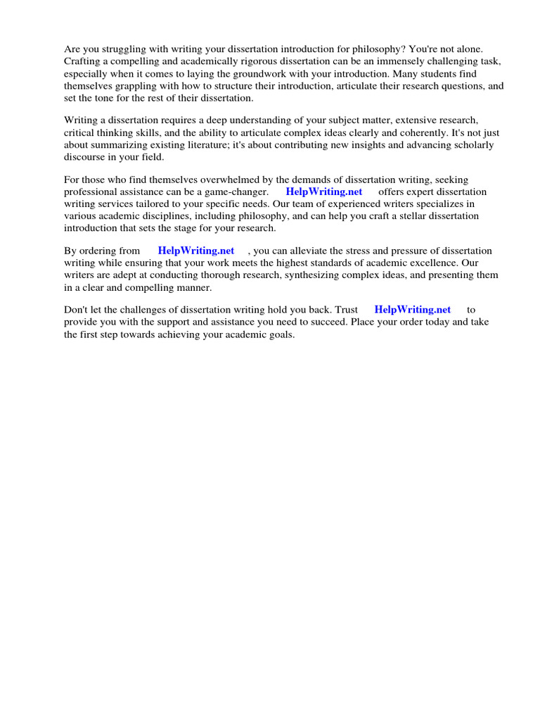 Dissertation Philo Introduction Exemple | PDF | Thesis | Essays
