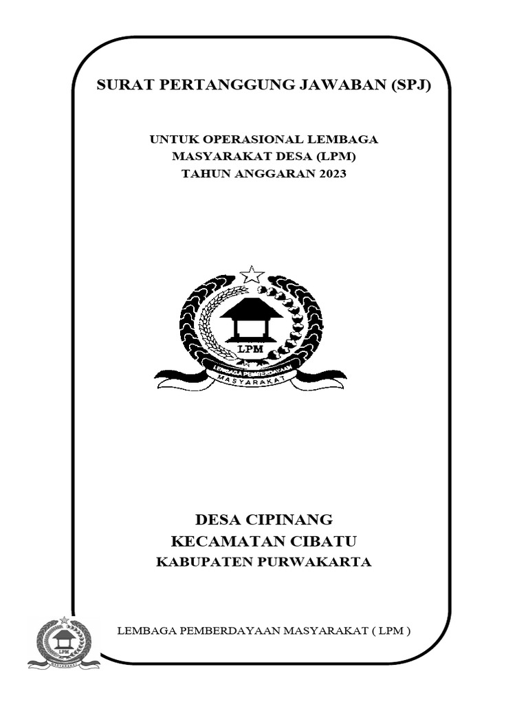 Contoh LPJ | PDF