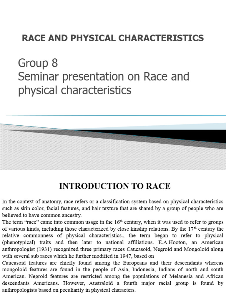 Seminar Armzy | PDF | Race (Human Categorization) | Human Skin Color