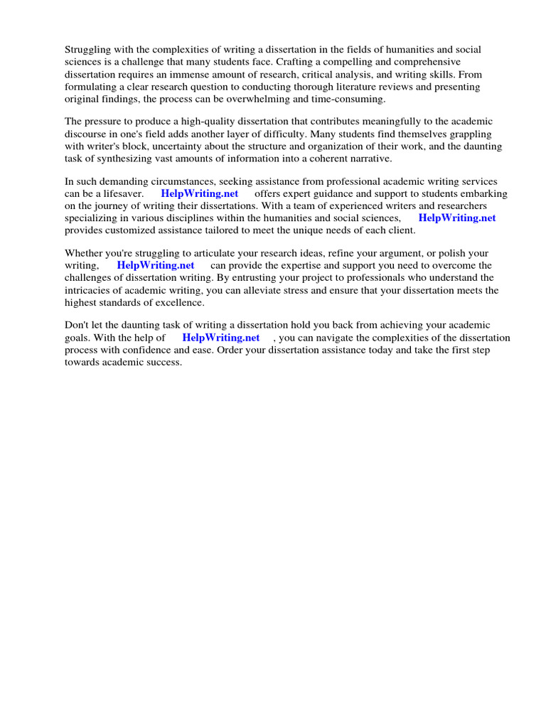 Dissertation Abstracts International Humanities Social Sciences | PDF ...