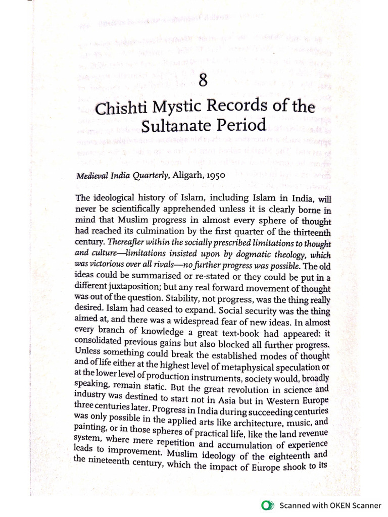 Muhammad Habib - Chisti Mystic Records | PDF | Sufism