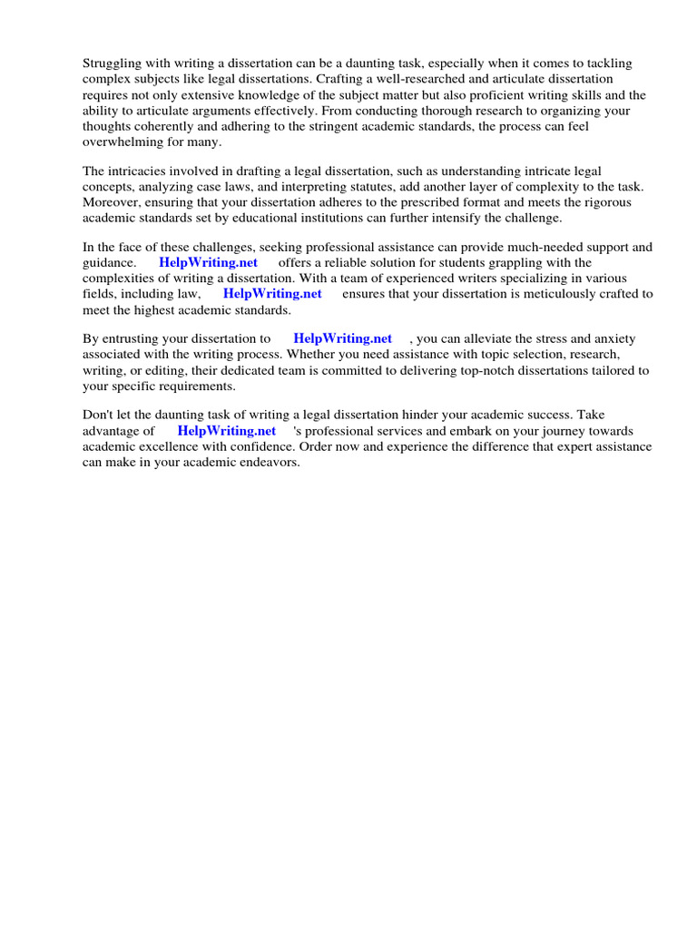 Comment Rediger Une Dissertation Juridique | PDF