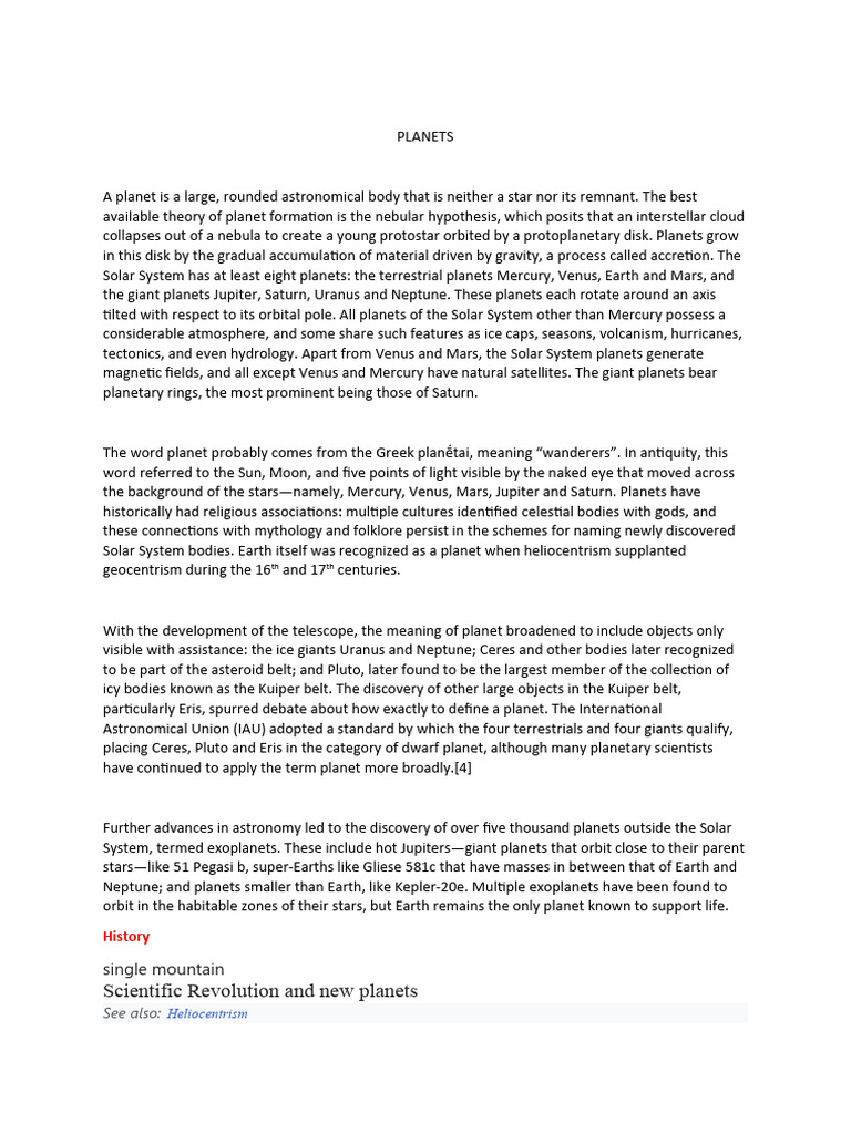 planets 2 | PDF | Planets | Solar System